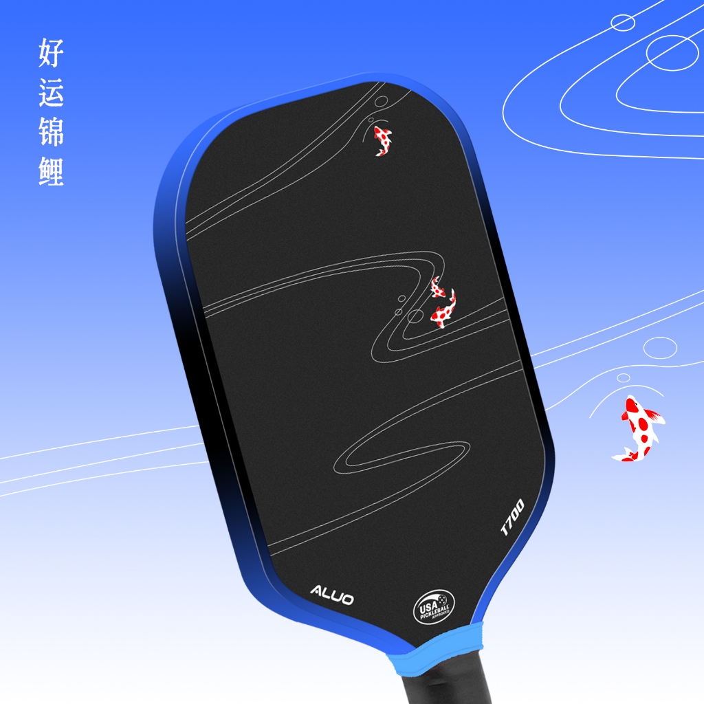 Thickness 16mm Original Design Koi Couple Pickle Racket USAPA Certified ...