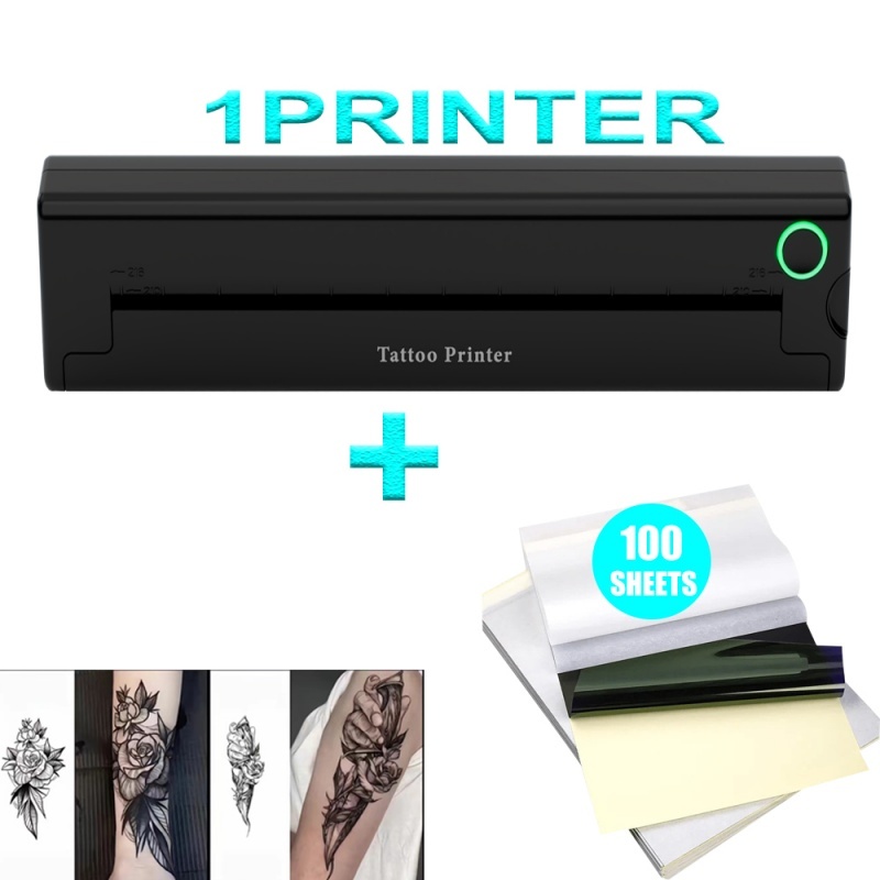 Thermal A46 Tattoo Printer Mini Portable Professional Design Transfer ...