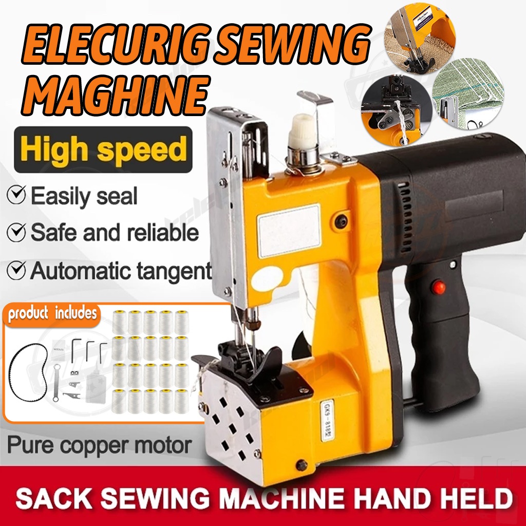 Electric Sewing Machine Woven Paper Bag Industrial Sewing Machine ...