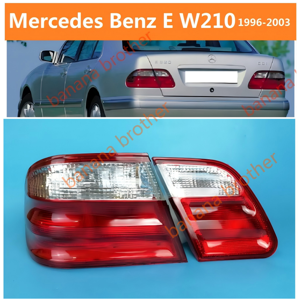 Mercedes Benz E Tail light W210 tail light 1996-2003 Taillamp Rear Lamp ...
