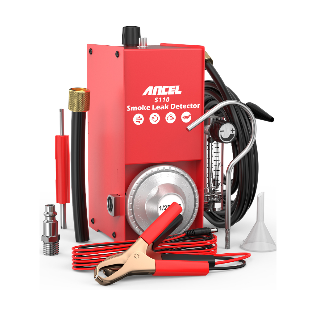 ANCEL S110 12V Car Smoke Leak Detector EVAP Vacuum Leakage Tester Built ...