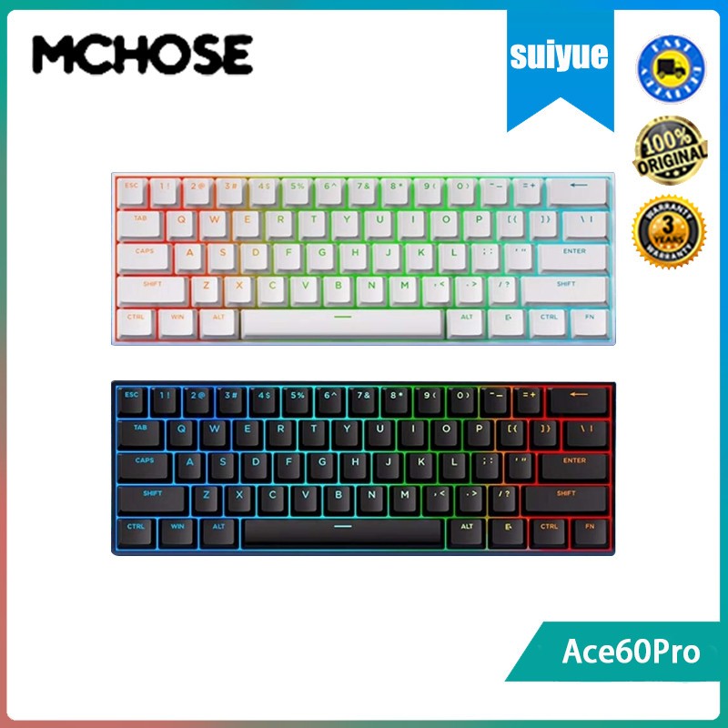 MCHOSE Ace60Pro wired magnetic axis keyboard, customized Hall sensor ...