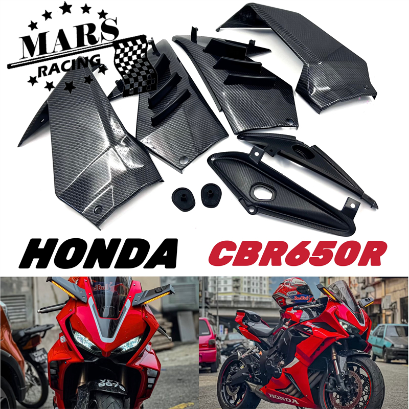 Motorcycle Accessories Front Spoiler Winglet Aerodynamic Wing Kit ...