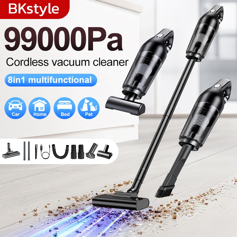 BKstyle 8in1 Cordless Vacuum Cleaner 99000Pa Wireless Vacuum Cleaner ...