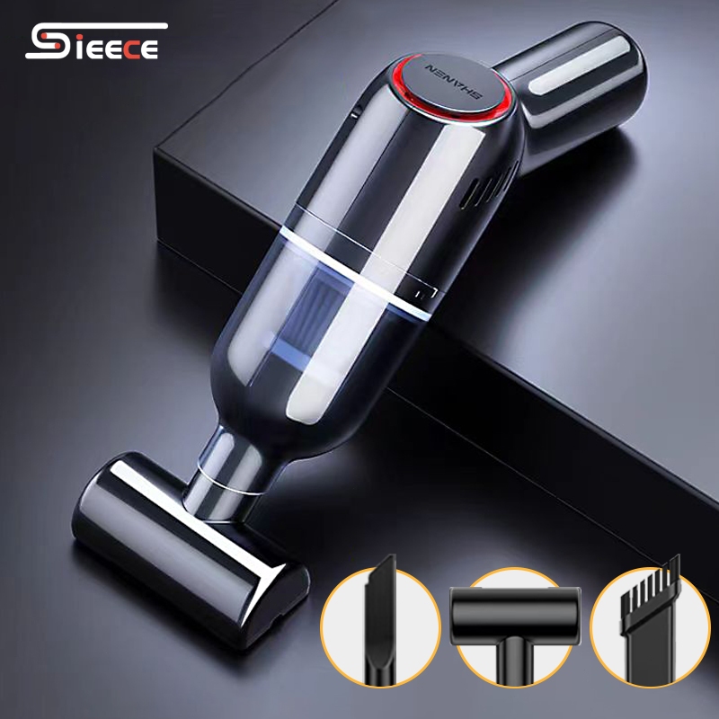 Sieece 9000PA Portable Car Vacuum Cleaner Cordless Rechargeable Vacuum ...