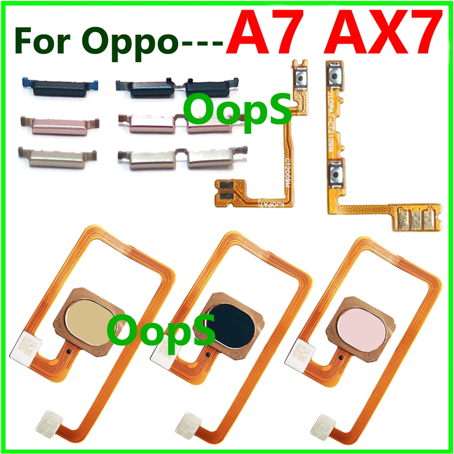 Power on off button flex For OPPO A7 AX7 CPH1903 finger print ...