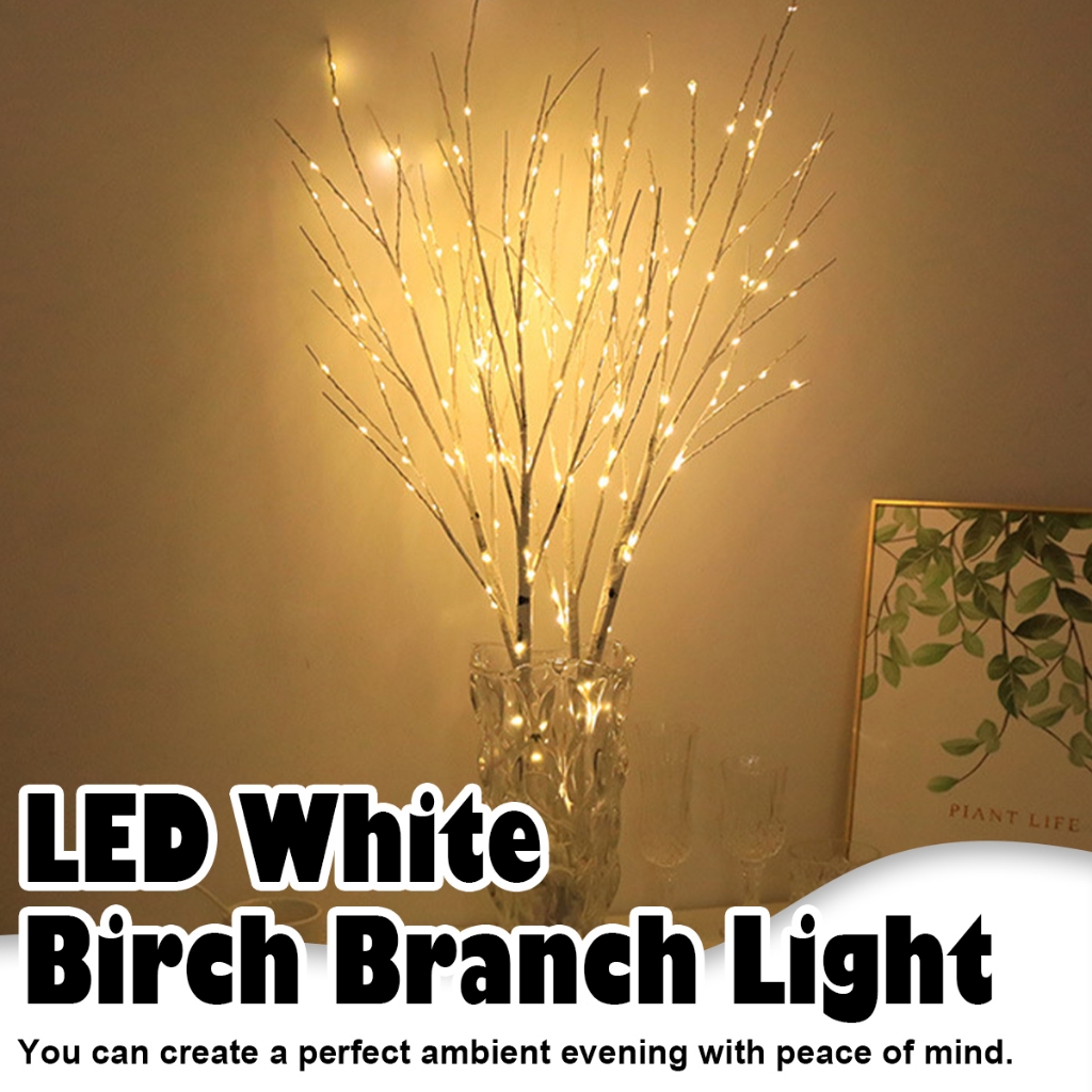 Led Branch Light Battery Powered Christmas Tree Lamp Tabletop Bonsai ...
