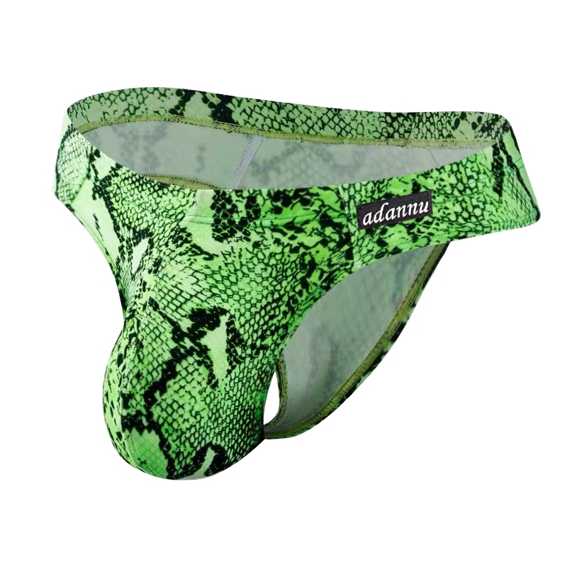 CMENIN Modal Men's Thongs Male Underwear Low Waist Panties Leopard Man ...