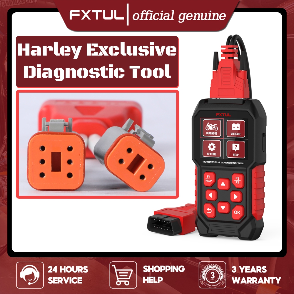 Harley Exclusive 】Fxtul M4 Harley Diagnostic Tools For Motorcycle Fi ...