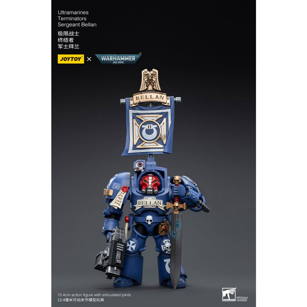 【Su baby】JOYTOY Warhammer 40K Ultramarines Terminators Sergeant Bellan ...