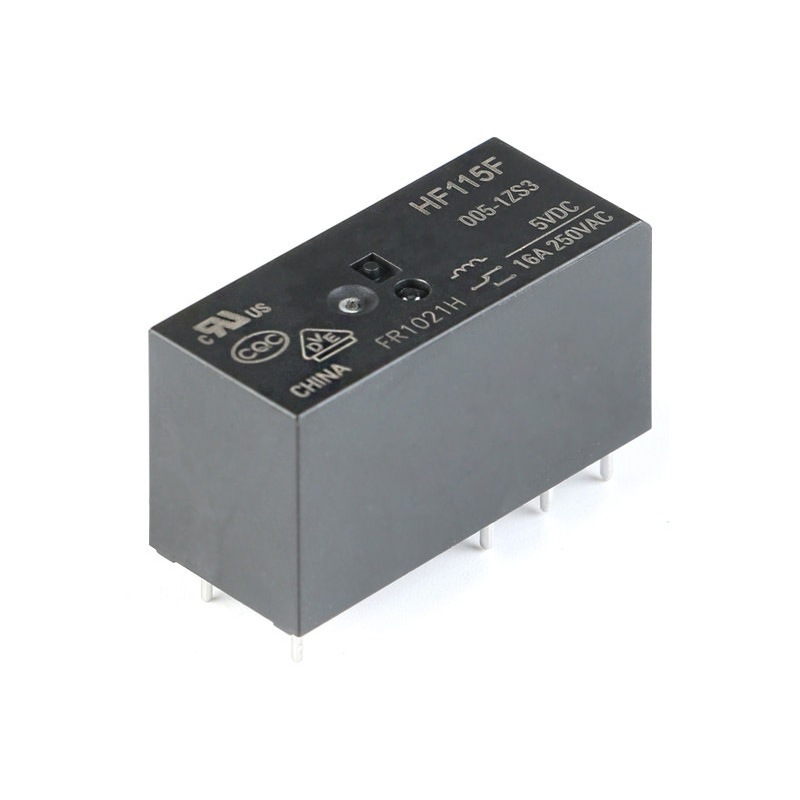 Mini Relay HF115F 005 012 024-1ZS3 8 Pins 16A Small Relay | Shopee Malaysia