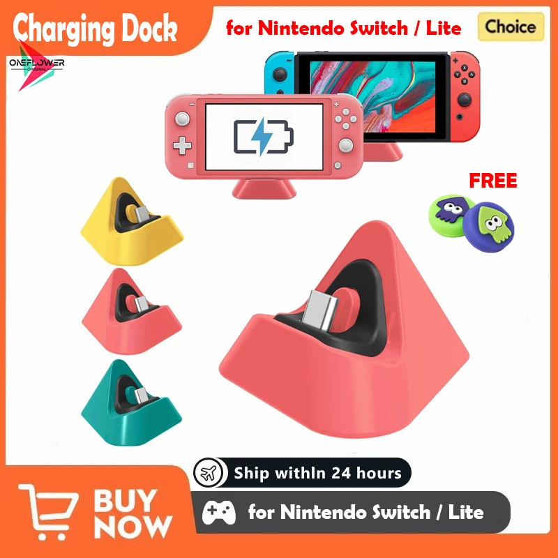 Charging Dock for Nintendo Switch/ Switch lite Docking Station Type C ...