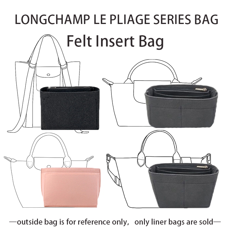 Felt insert bag for Longchamp LE PLIAGE Collection Bag Inside Wallet ...