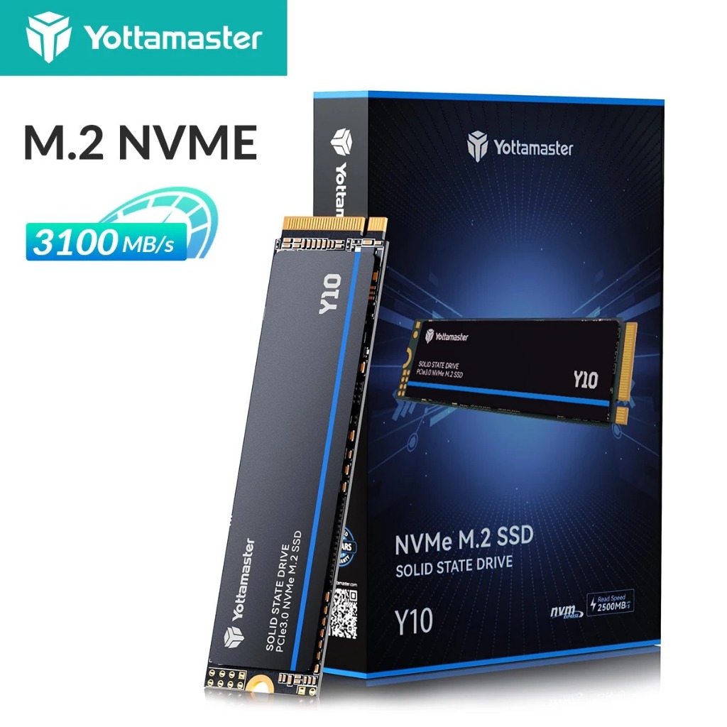 Yottamaster Y10 M.2 2280 NVMe 128GB SSD M.2 PCIe 3.0, Up to 1700MB/s ...