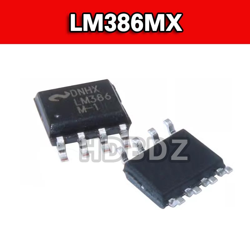 50pcs LM386MX SOP8 LM386 Low Voltage Audio Power Amplifier Chip IC SMD | Shopee Malaysia