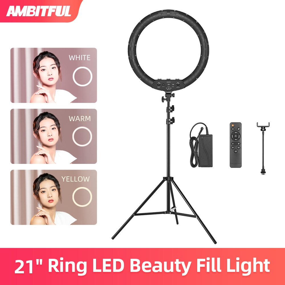 Ambitful 21" Large Aperture Live Streaming Video Eyes Light Ring LED ...