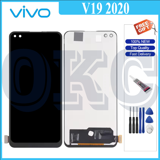 Original AMOLED LCD Display For VIVO V19 2020 1933 LCD Display Touch ...