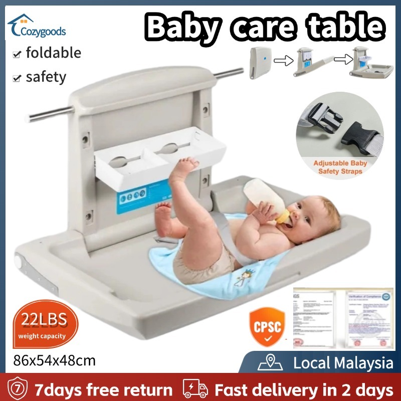 [Local delivery] Baby Nursing Table Foldable Nursing Table ...