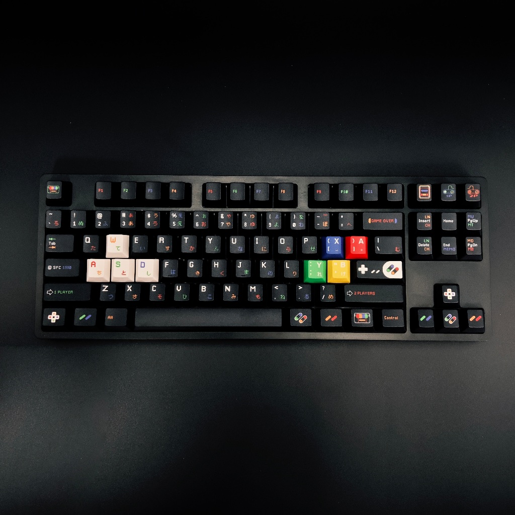 AiFei SFC keycaps Black cherry profile Five Side DYE SUB PBT 142keys ...