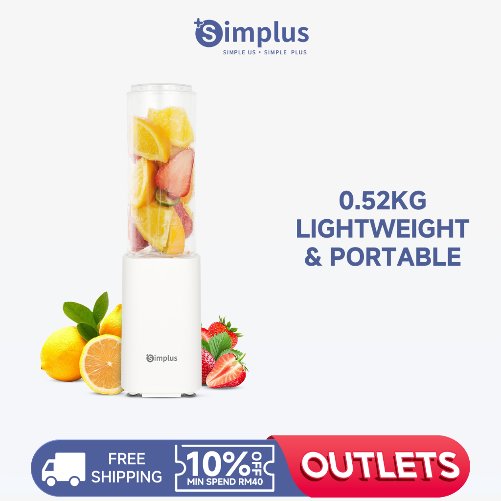 Simplus Portable Household Food Processor 280ML Capacity Juicer with ...