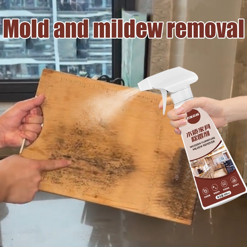 in stock Wood Mold Remover 300ML Mould Mildew Removal Spray Furniture ...
