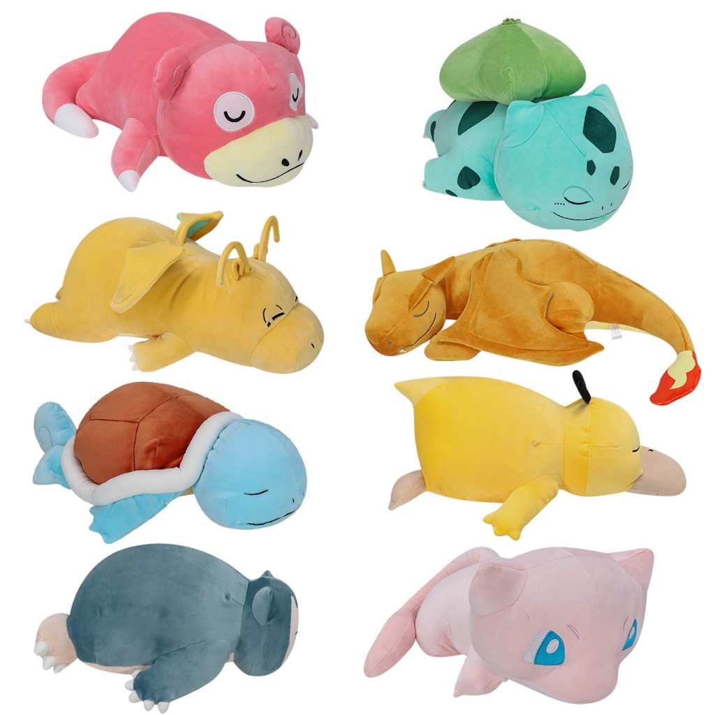 42-57cm Pokemon Sleep Pillow Plush Toys Snorlax Dragonite Squirtle ...