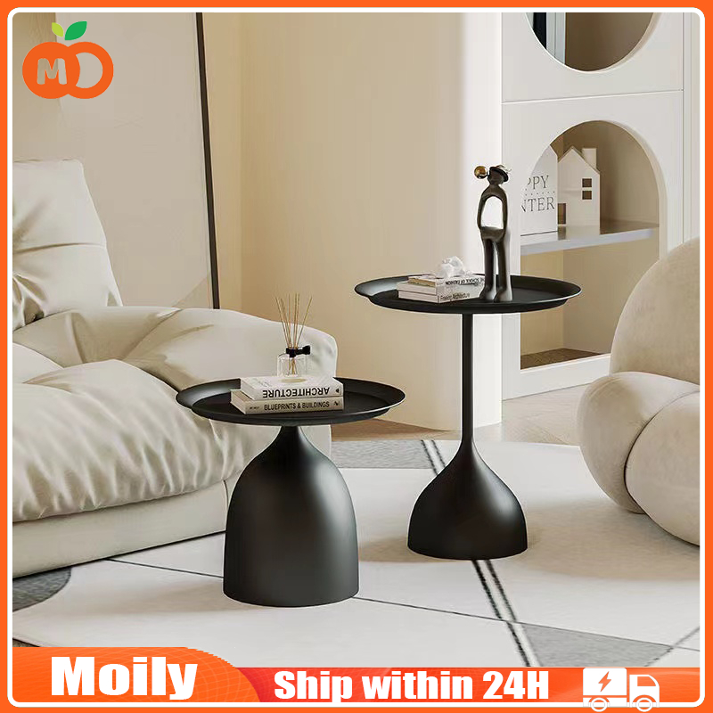 Coffee Table Modern Meja Kopi Ruang Tamu Moden Round Table Nordic ...