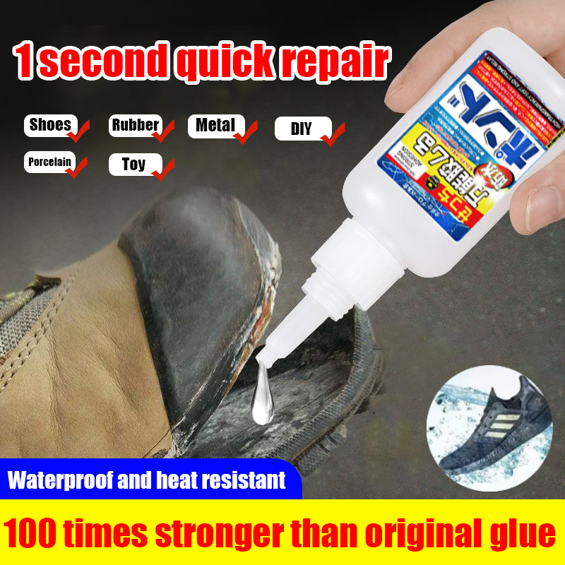 1 second quick repair gam kasut original paling kuat 100 times stronger ...