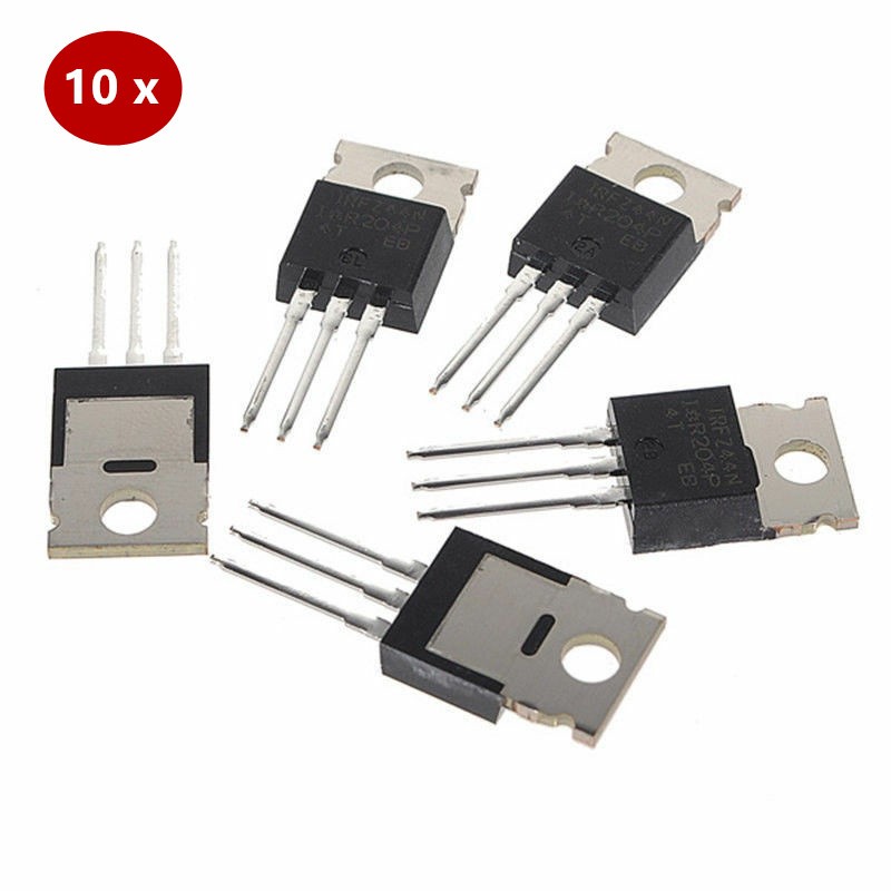 10Pcs 55V 49A IRFZ44N IRFZ44 Power Transistor MOSFET Logic Level N-Channel | Shopee Malaysia