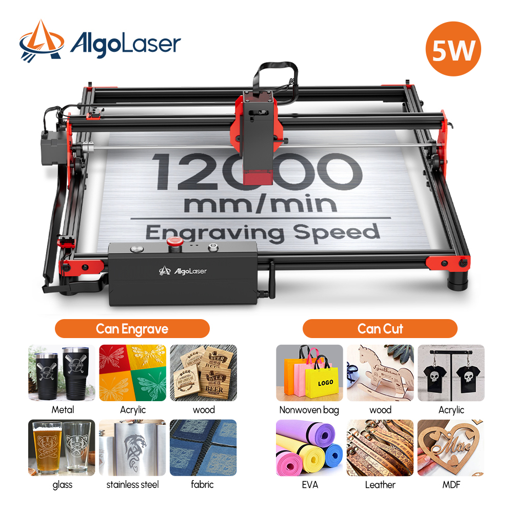 Local warehouse AlgoLaser Laser Engraving Machine Name Engraver Wood ...