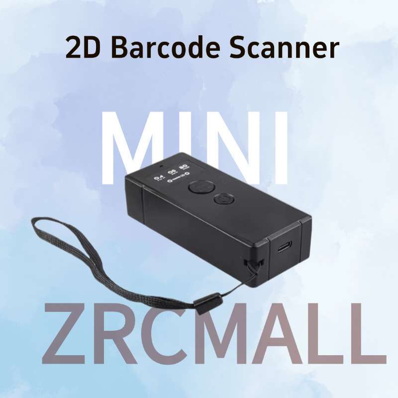 [🔥Ready Stock MY🔥]ZRCMALL Mini 2D Bluetooth Barcode Scanner, 3-in-1 ...