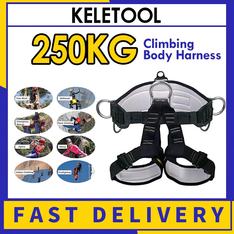 climbing harness 250kg Expand Training Half Safety Harness Seat Belts ...