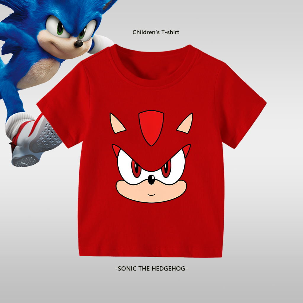Sonic series Amy Rose Knuckles Tails Shadow Boys T-Shirts Baju | Shopee ...