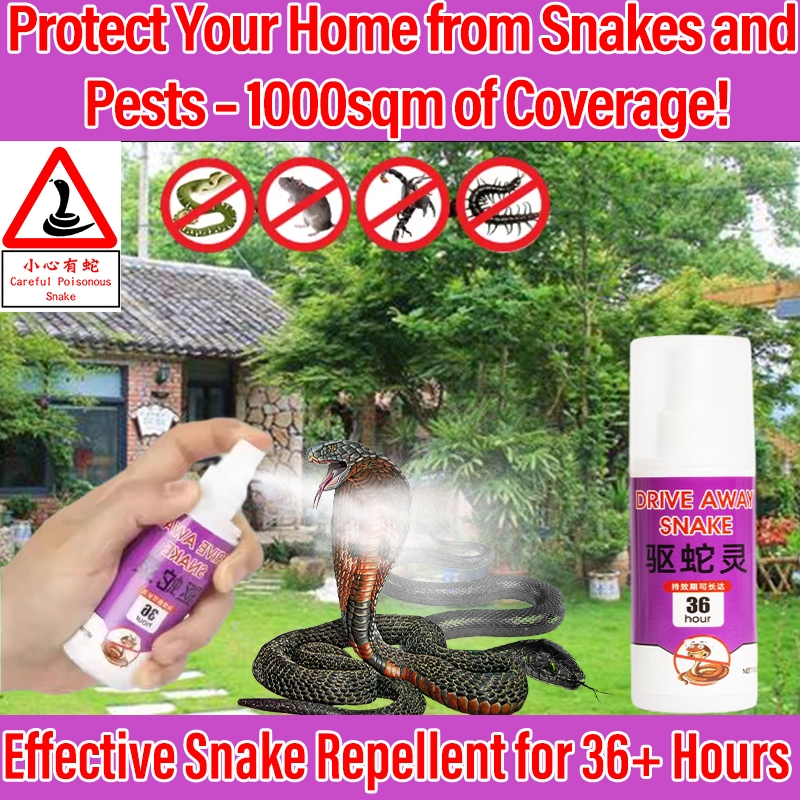 Without Snakes in 1500 meters Belerang halau ular 100ML Snake Repellent ...