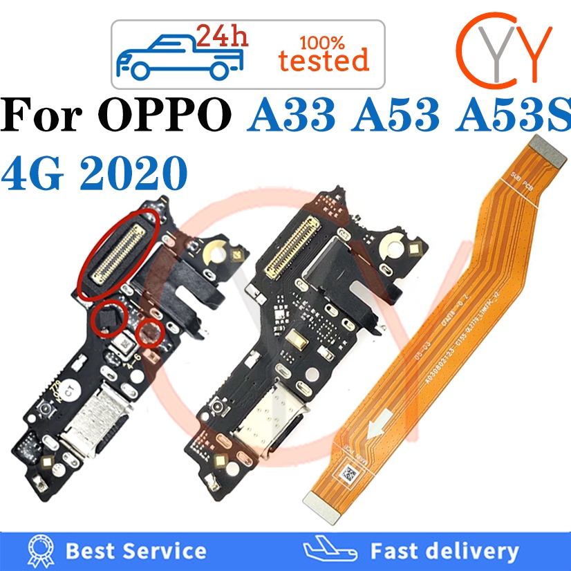 For OPPO A33 A53 A53S 4G 2020 Motherboard Main Board Connector LCD ...