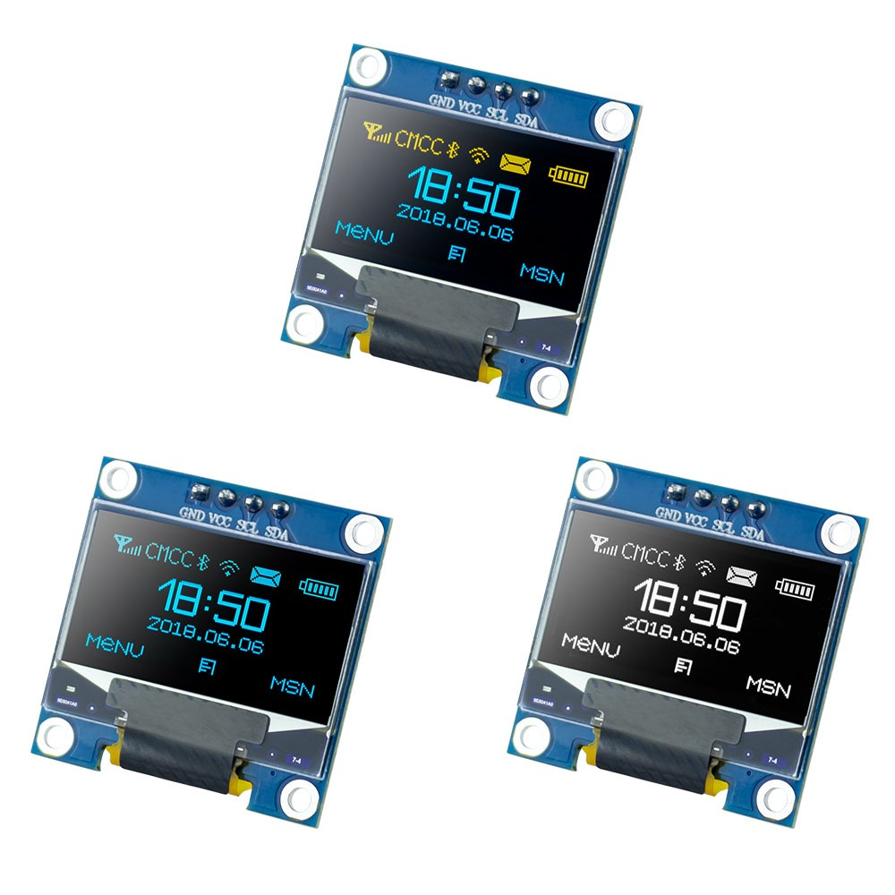 096 4pin I2c Iic 128x64 Oled Display Module Serial Lcd Led Display Module For Arduino