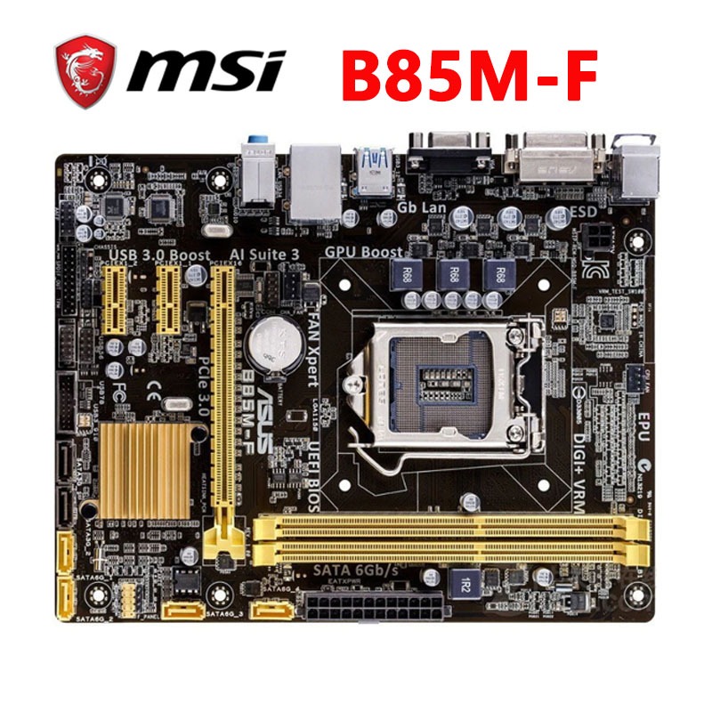 Use Asus B85M-F B85-F PLUS motherboard 1150 pin all solid-state ...