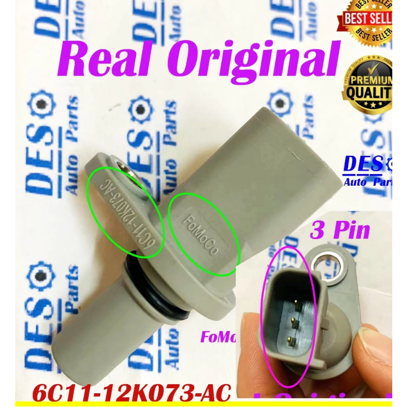 FORD RANGER T6 MAZDA BT50 2.2 3.2 CAMSHAFT CAM POSITION SENSOR 6C11 ...