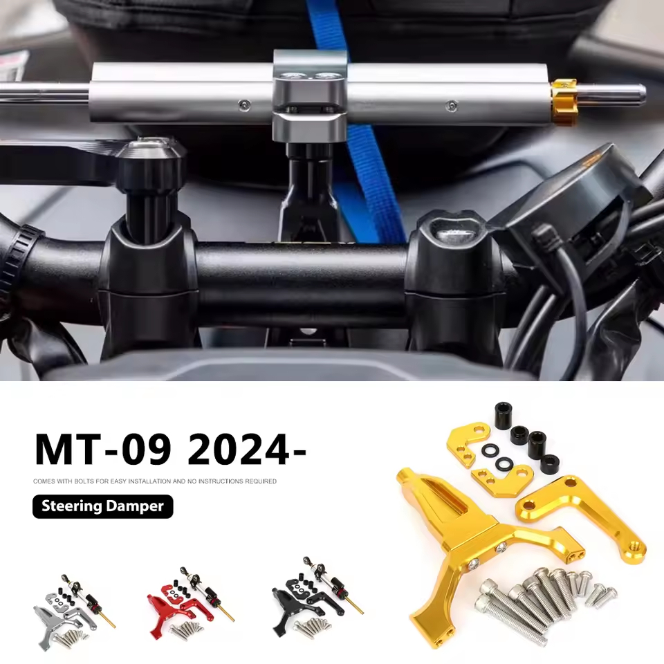New Motorcycle Accessories Stabilizer Steering Damper Mounting Bracket ...