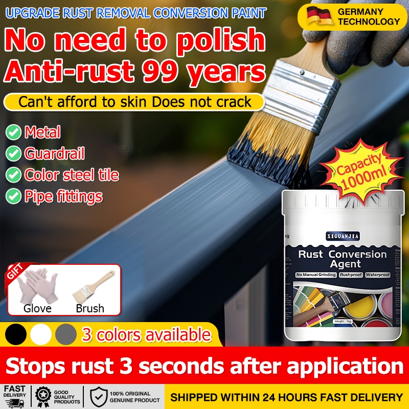 [Anti-rust 99 years] water based anti rust paint for metal 1000ml anti ...