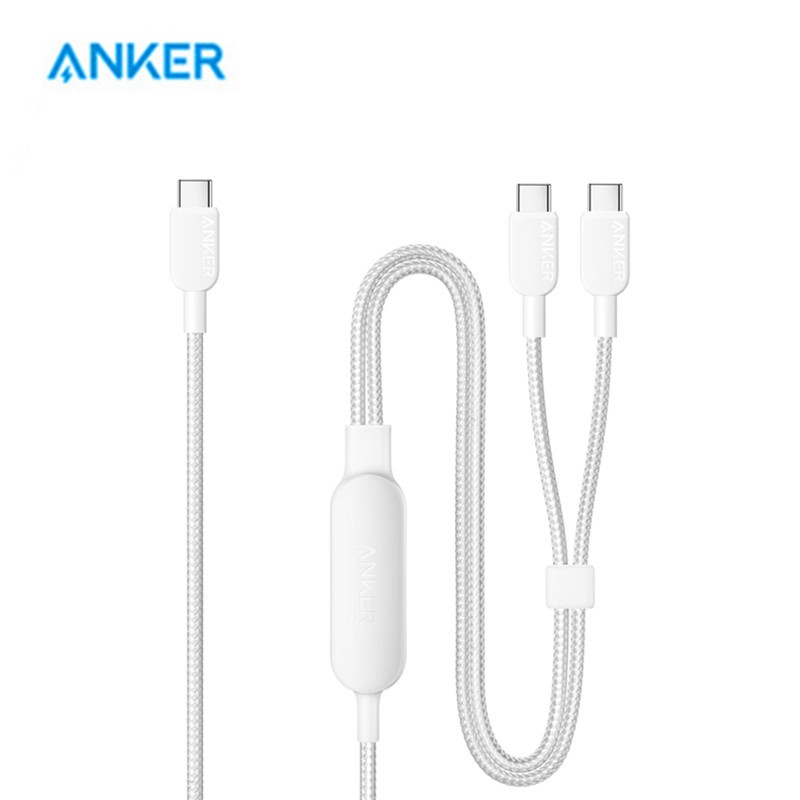 Anker USB C Cable, 4 ft 2-in-1 USB C to USB C Cable 140W Max, Fast ...