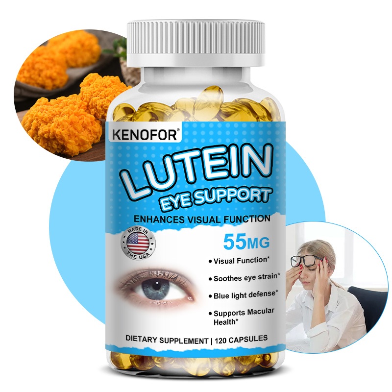 KENOFOR-Lutein Eye Protection 55MG, Contains Trans-zeaxanthin and Grape ...