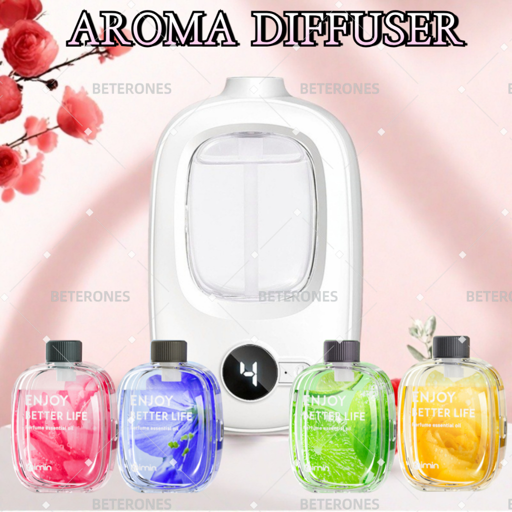 [NEW] Wall Mounted Essential Oil Diffuser, Rechargeable 4 Mist Modes ...