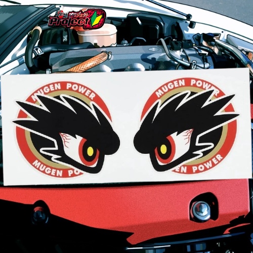 Left &Right JDM Mugen Power Eye Commander Glossy Waterproof Car ...