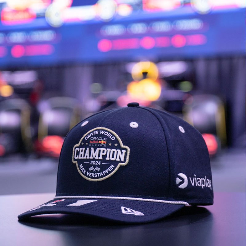 Oracle Red Bull Racing Max Verstappen Driver World Champion 2024 GP Hat ...