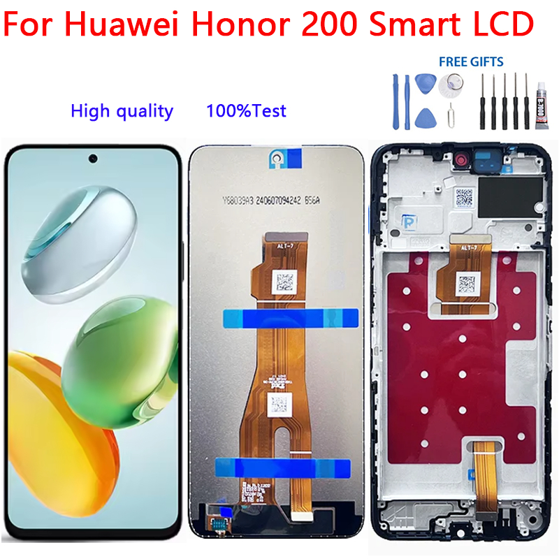 For Huawei Honor 200 Smart screen assembly with frame ALT-NX1 screen ...