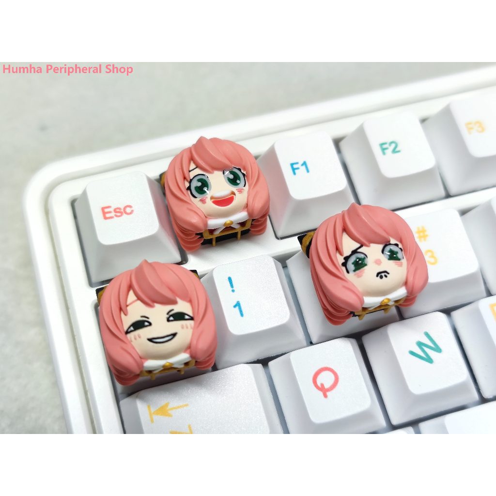 Humha artisan keycap Anya keycap Hand made Resin keycap personalized ...