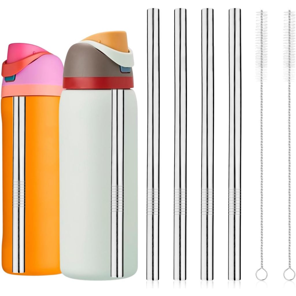 Metal stainless Straw Replacement for Owala Water Bottle16oz/ 24oz/32oz ...