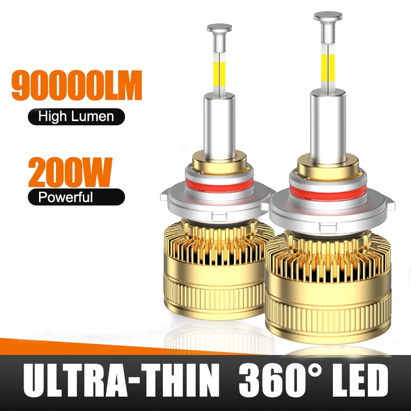 360 degrees LED headlight H1H7H119005HB39006HB49012H1R2H4 distance 4 ...