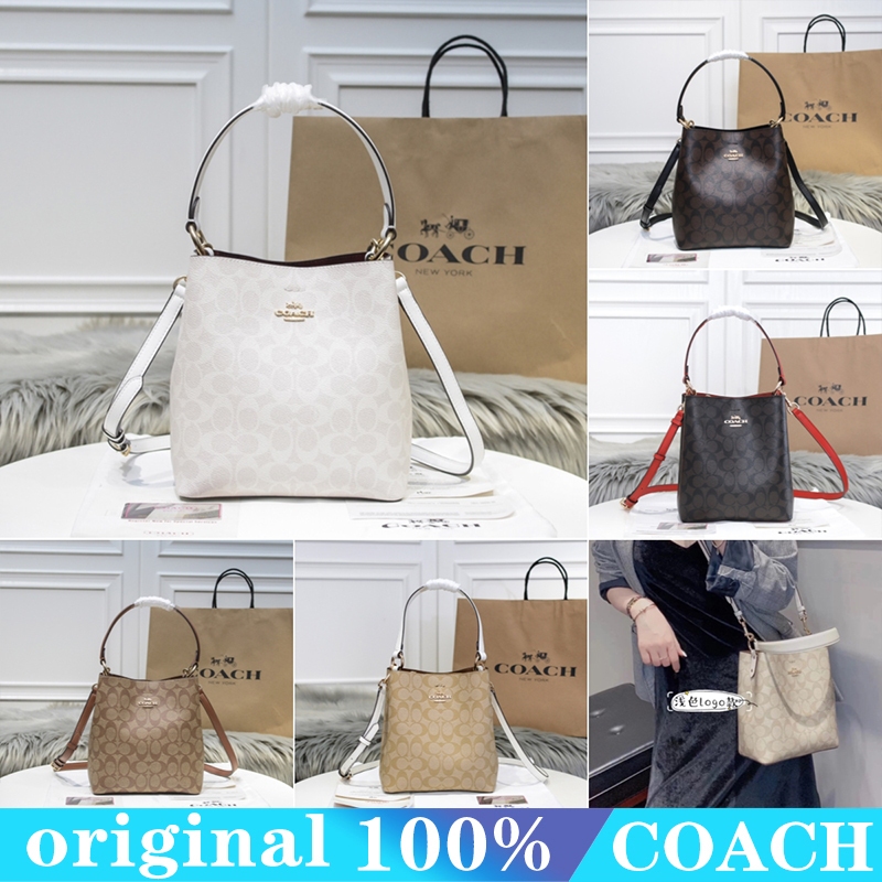 Coach handbag women bucket bag trend shoulder bag 2312 | Shopee Malaysia